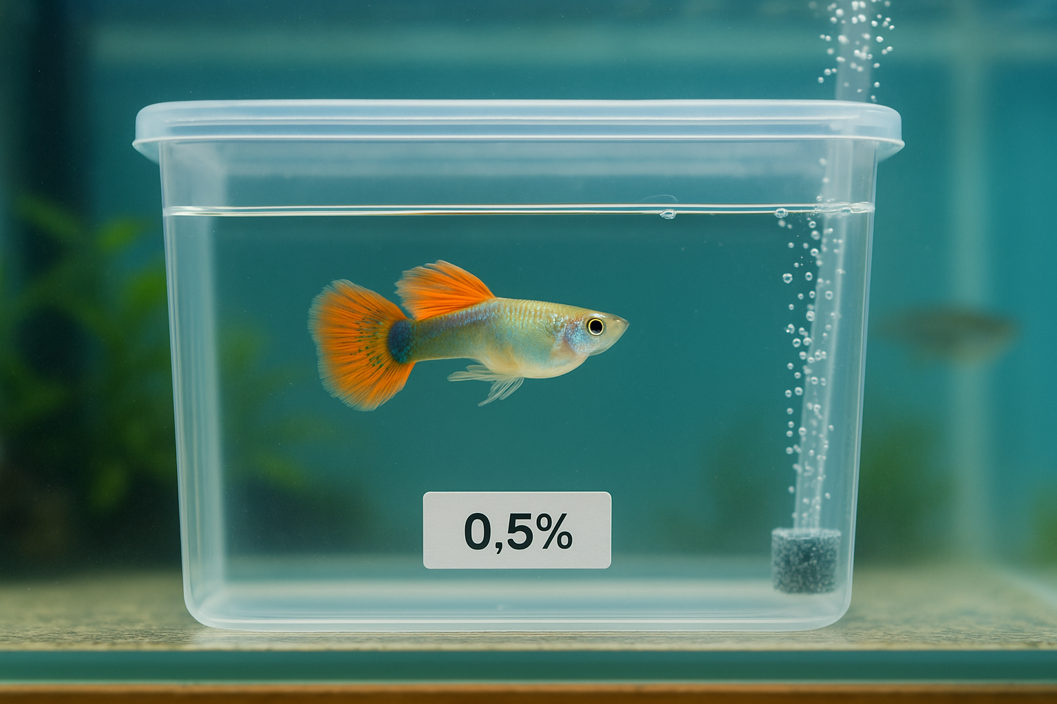 グッピーの塩浴まとめ｜適切な期間・水合わせ・エアレーションなしについて解説！